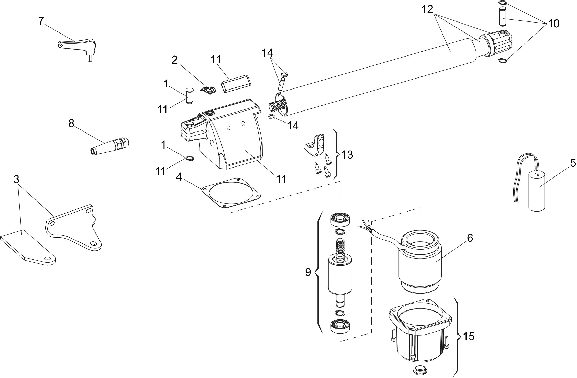 Service parts Genius Euro Bat 115V 400 SX