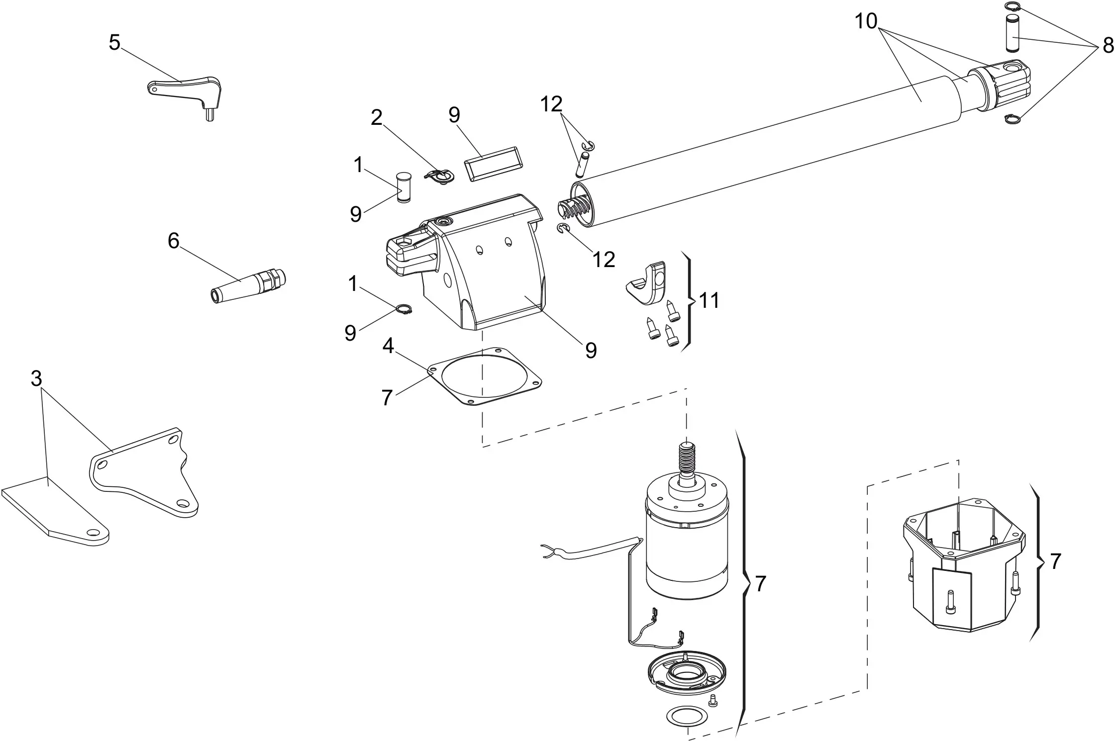 Service parts Genius Euro Bat 324 SX