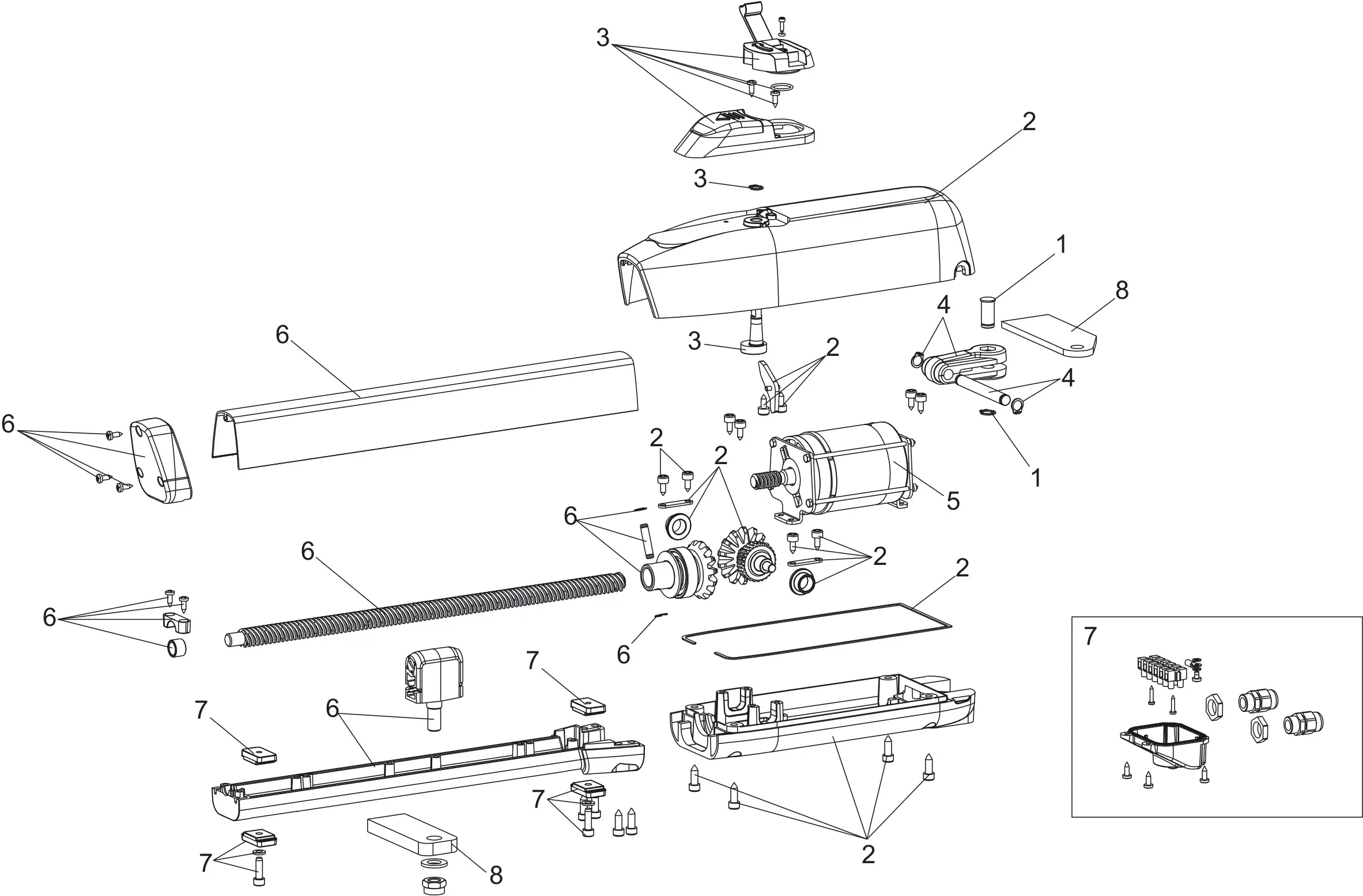 Genius Genius Sirocco 2524 spare parts