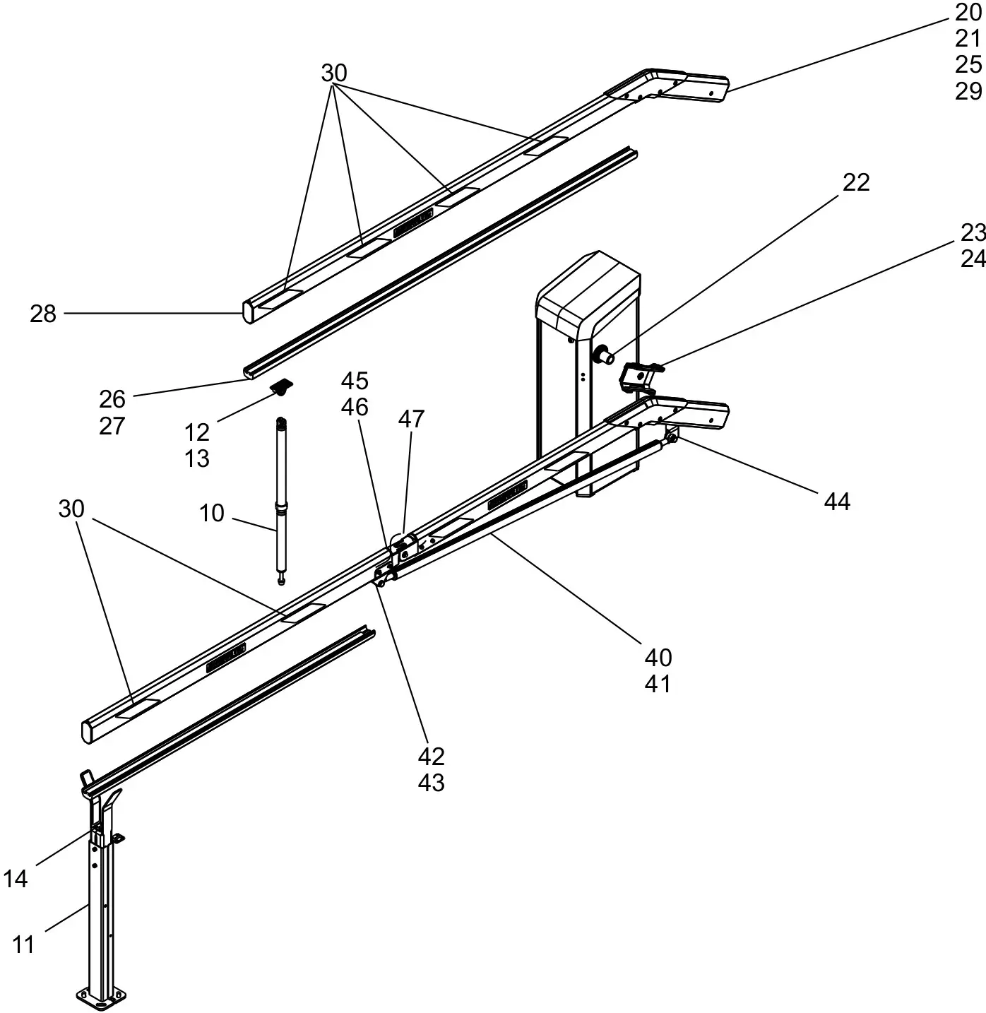 ACL Access-L Spareparts for barriers spare parts