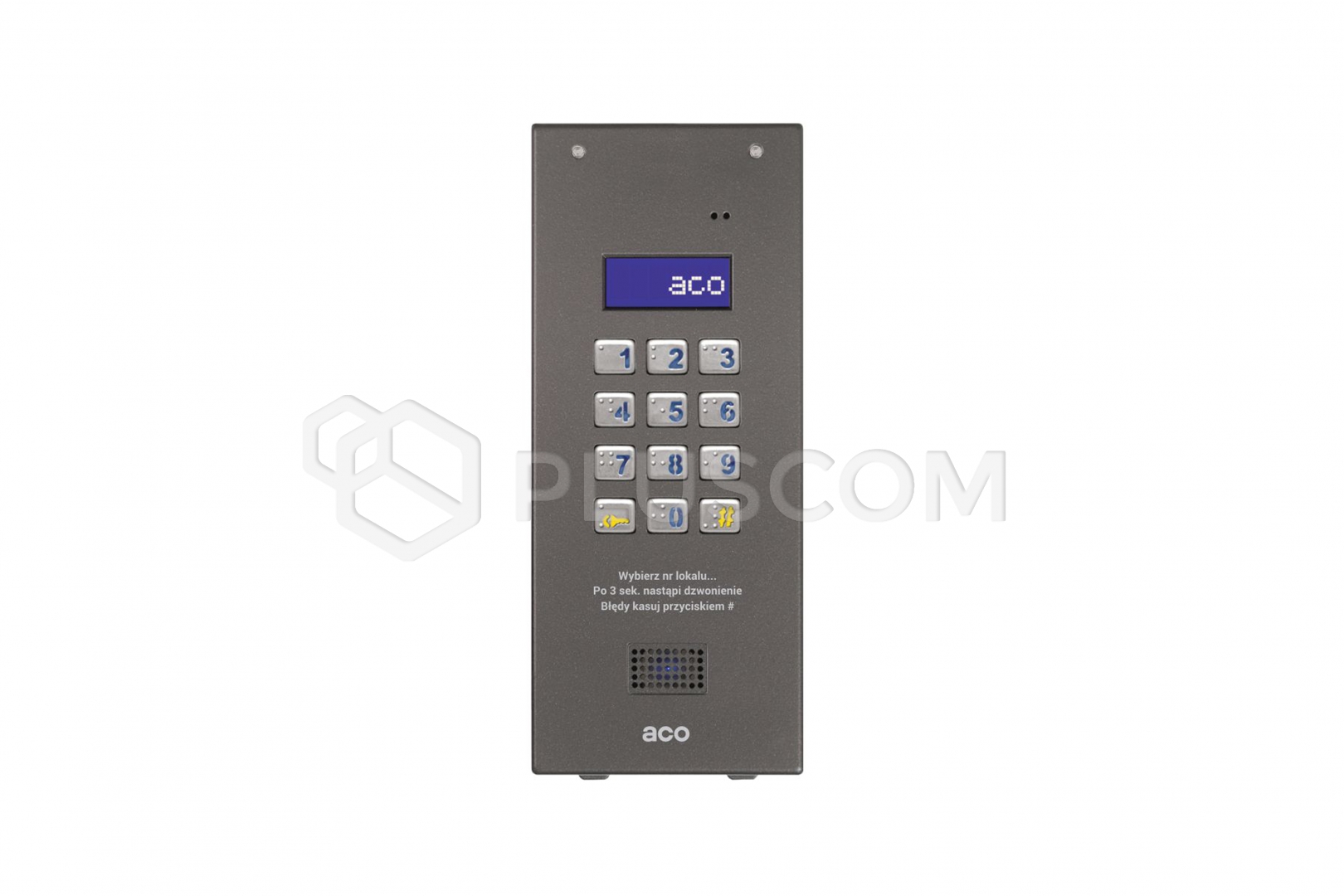 ACO CDNP7ACC ST (SW4S) Domofon cyfrowy z zamkiem szyfrowym i czytnikiem ...