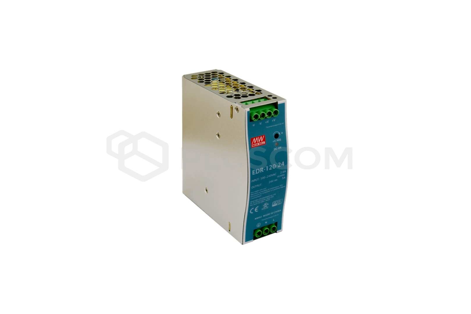 EDR-120-24 Mean Well 24V/5A/120W zasilacz na szynę DIN