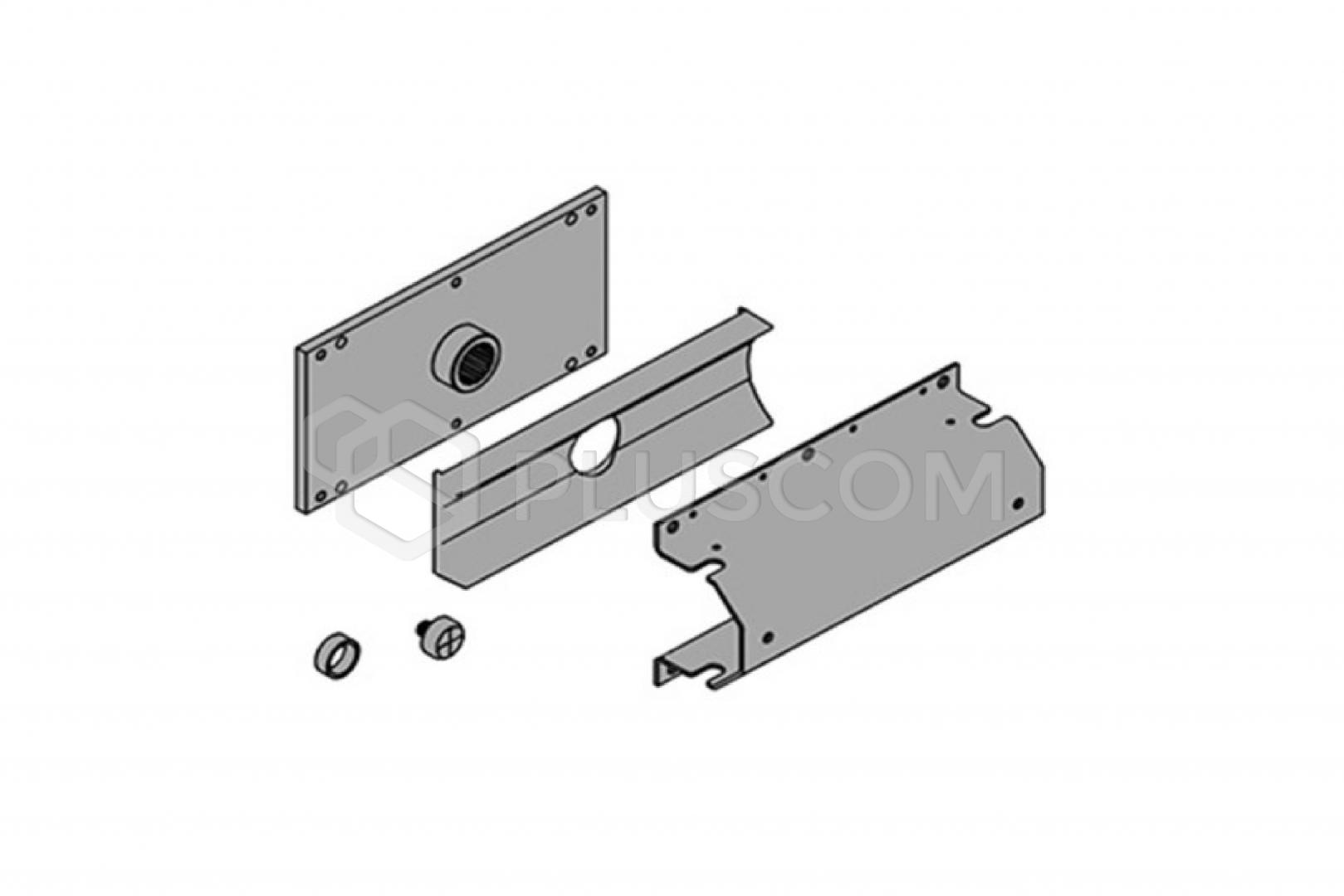 Faac 63000083 L-shaped arm mounting bracket for B680H barrier