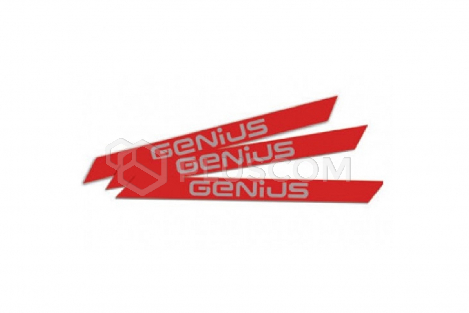 Genius 6100201 Kit of 6 stickers with brand