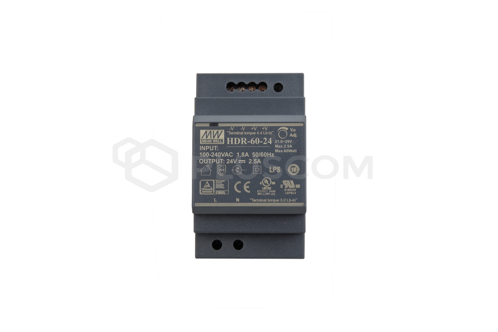 HDR-60-24 Mean Well 24V/2,5A/60W zasilacz na szynę DIN