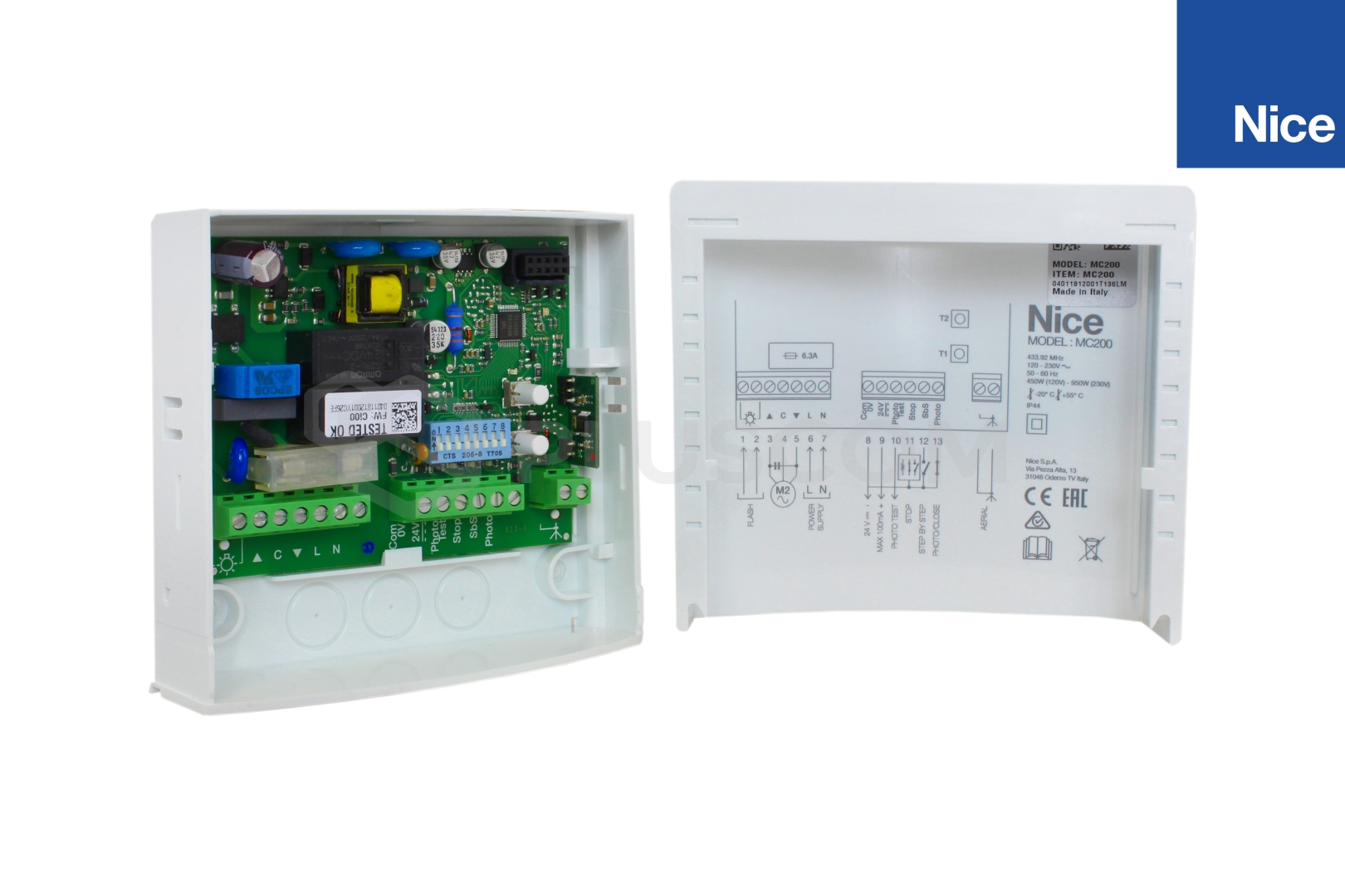 Nice MC200 Control units 230V