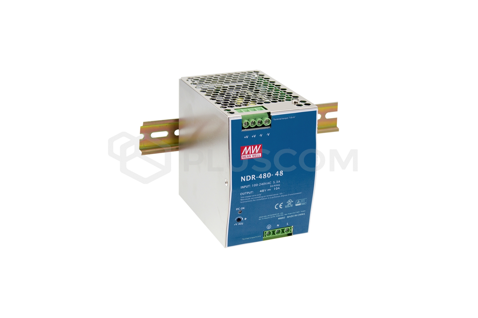 NDR-480-48 Mean Well 48V/10A/480W DIN rail power supply