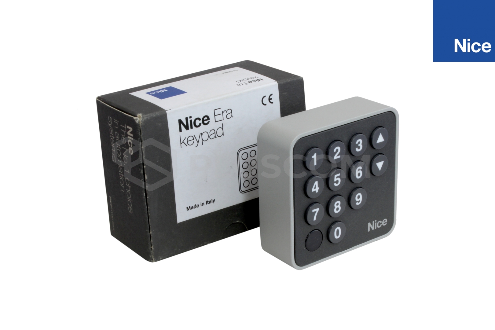 Nice EDS 12-key, aluminium digital switch, for combination with decoder ...