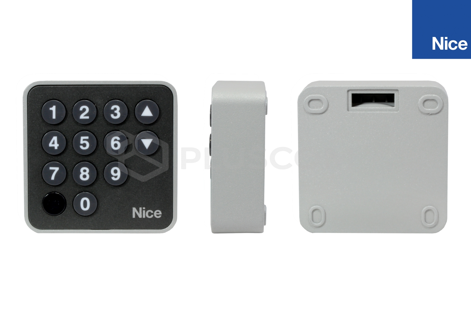 Nice EDS 12-key, aluminium digital switch, for combination with decoder ...