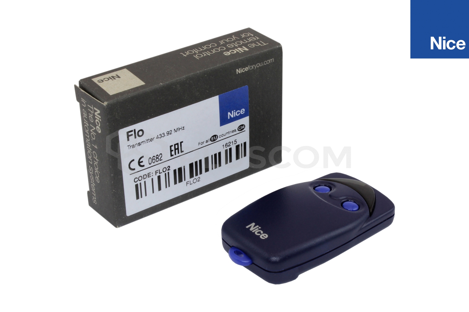 Nice FLO2 2-channel remote