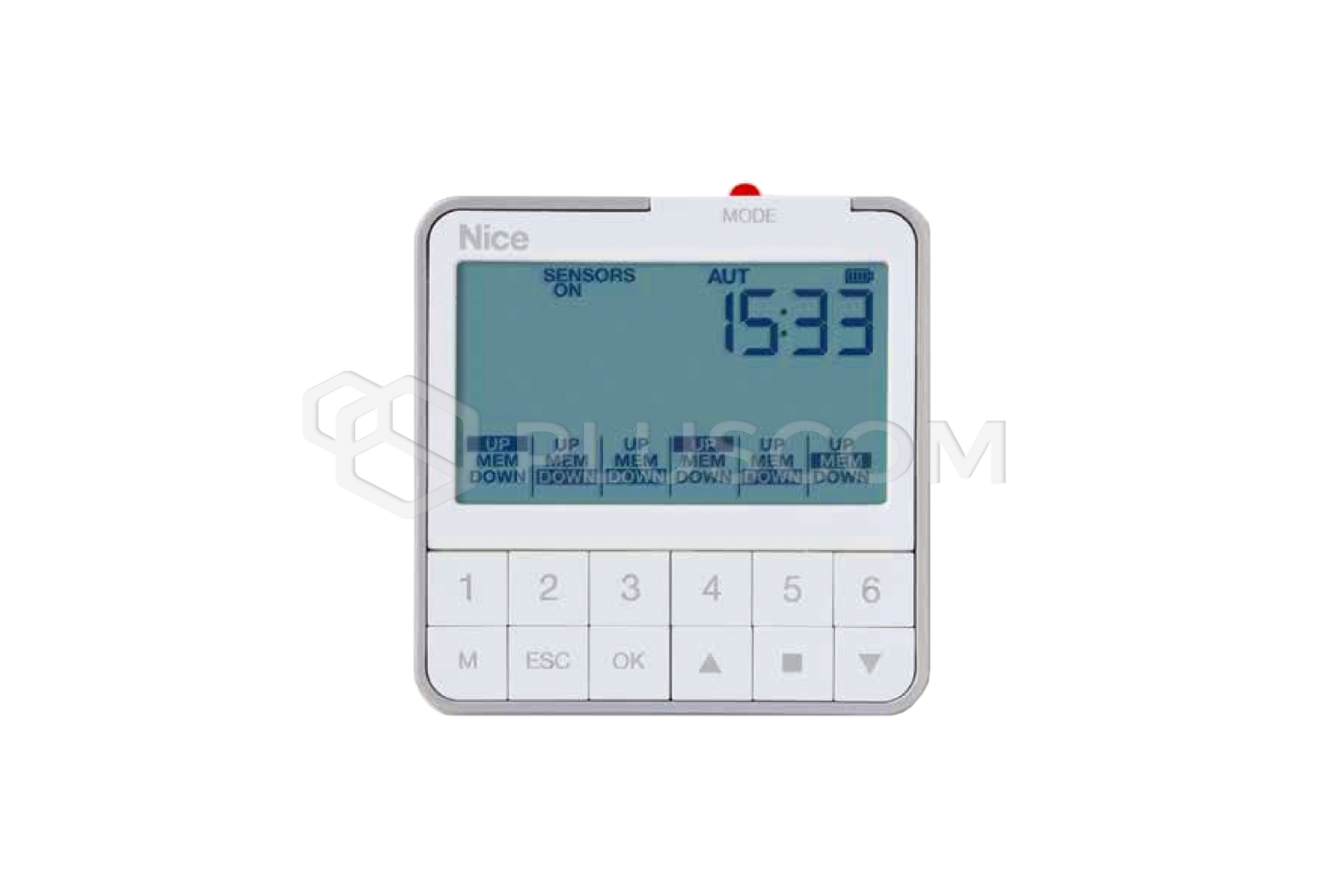 Nice Krono 6WW Radio programmable timer with LCD graphic display