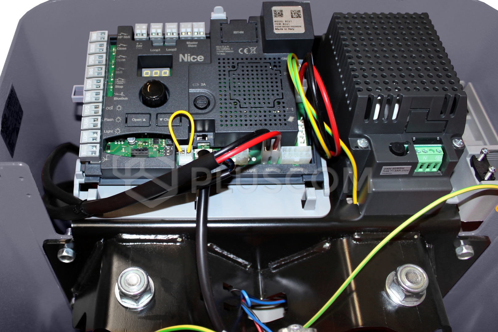 Nice M7BARGR1 Central Unit for 5/6/7m Barrier Arm, Grey (RAL7015)