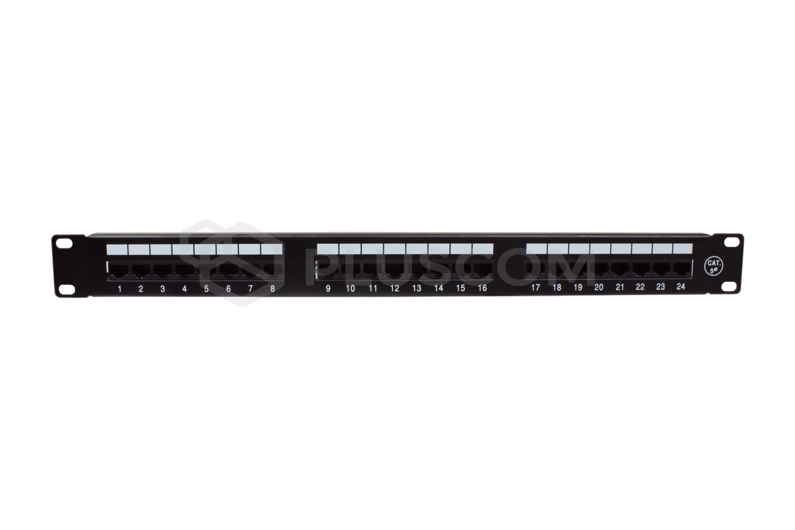 Patch panel UTP 24x 8P8C (RJ45) 1U z płyta