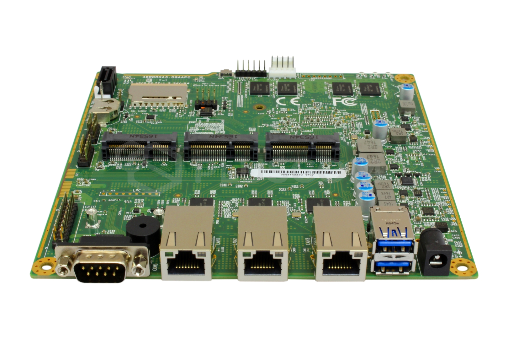 PC Engines APU.3A4 System board 3xGigabitLAN, 4GB RAM, AMD GX-412TC CPU