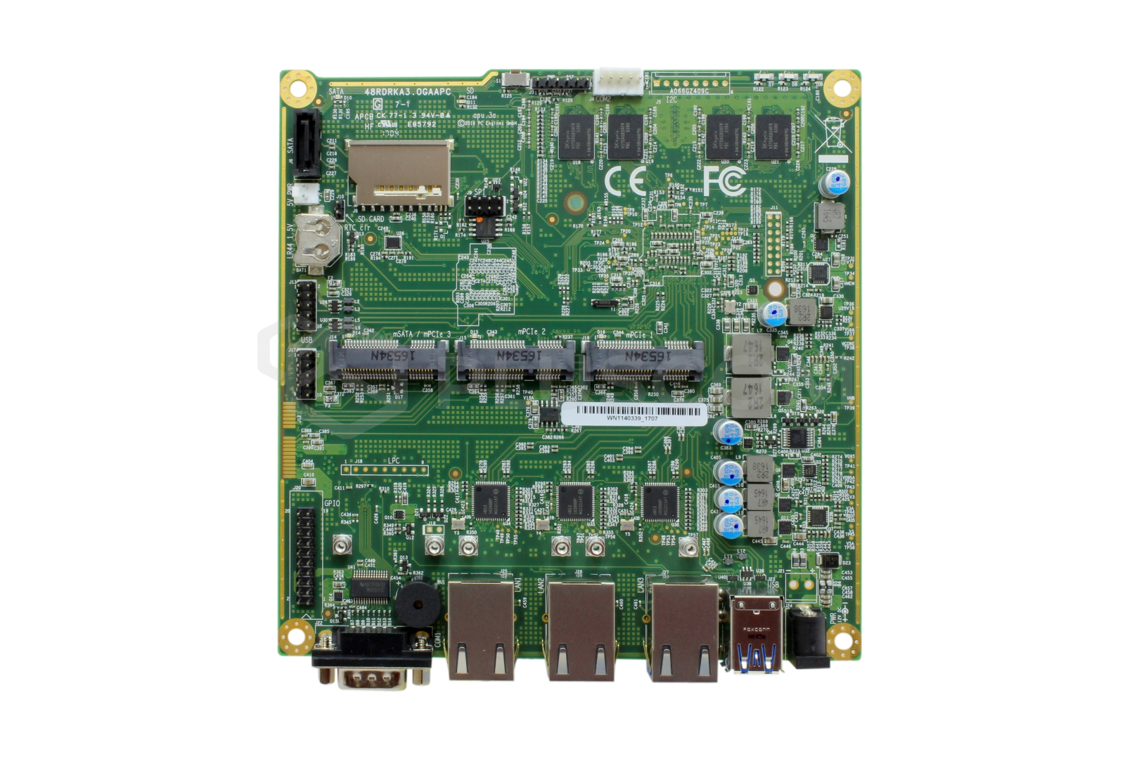 PC Engines APU.3A4 System board 3xGigabitLAN, 4GB RAM, AMD GX-412TC CPU