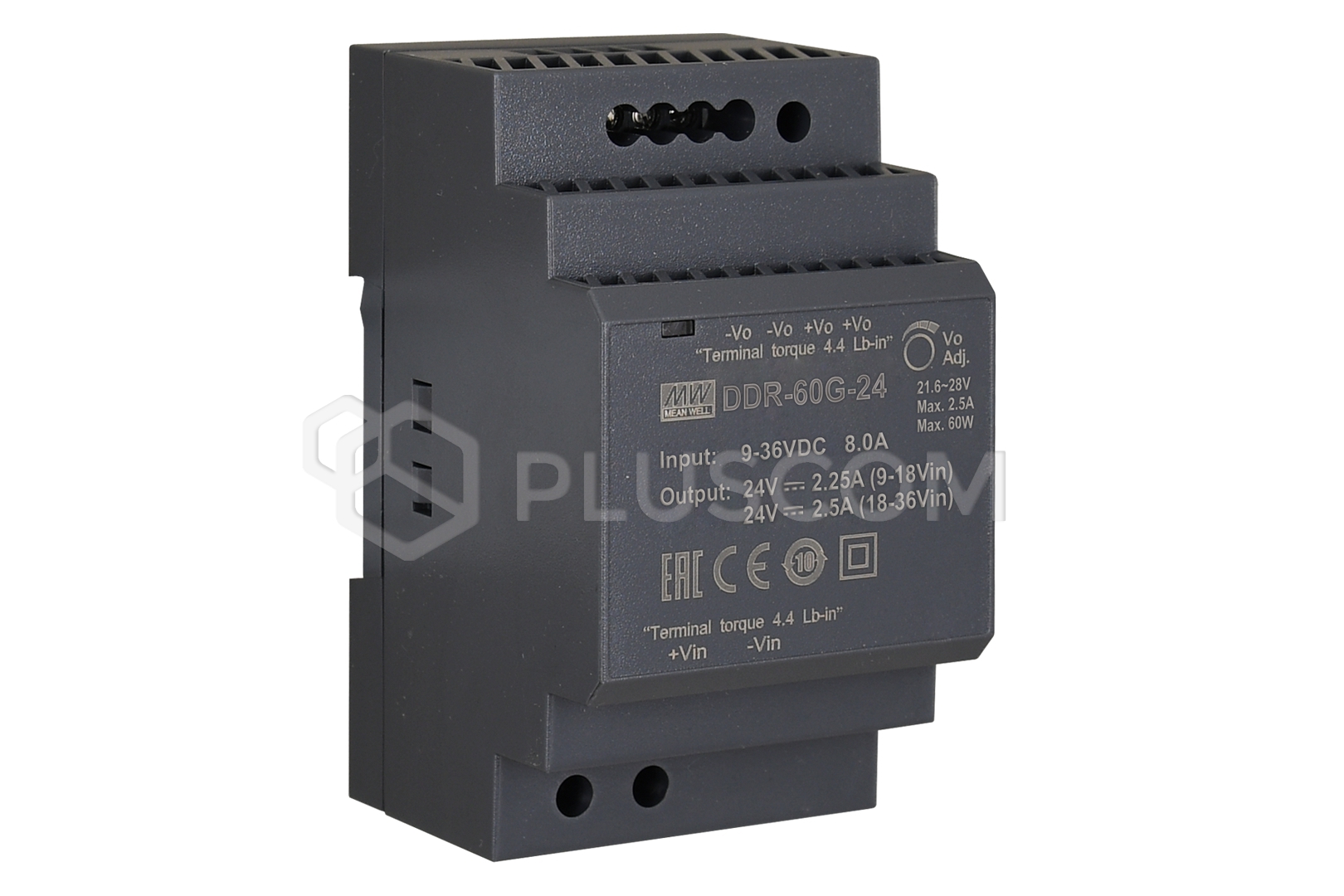 Pulsar DDR-60G-24 DDR 24V/60W/2.5A DC/DC converter for DIN rail