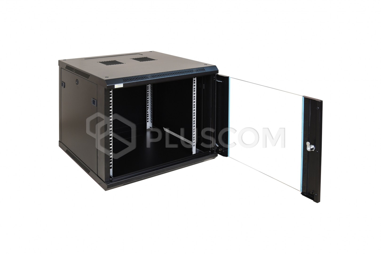 Pulsar RWA966 Szafa RACK 19'' 9U 600mm czarna z drzwiami szklanymi do ...