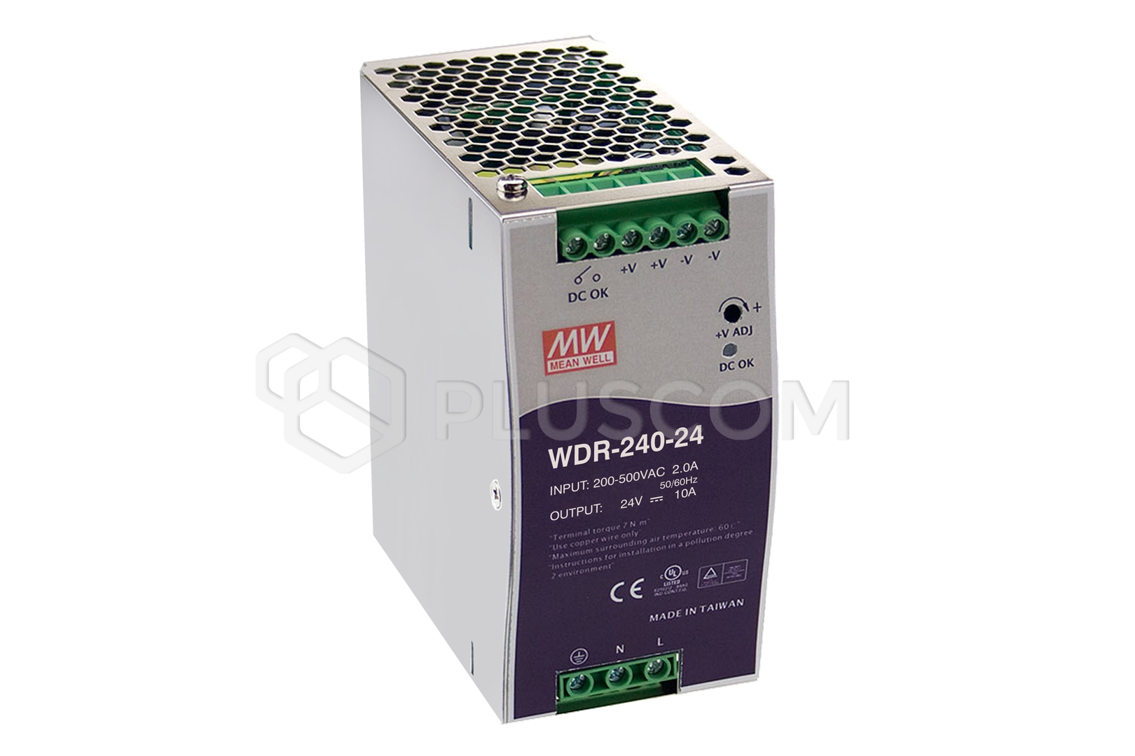 Pulsar WDR-240-24 WDR 24V/240W/10A zasilacz na szynę DIN