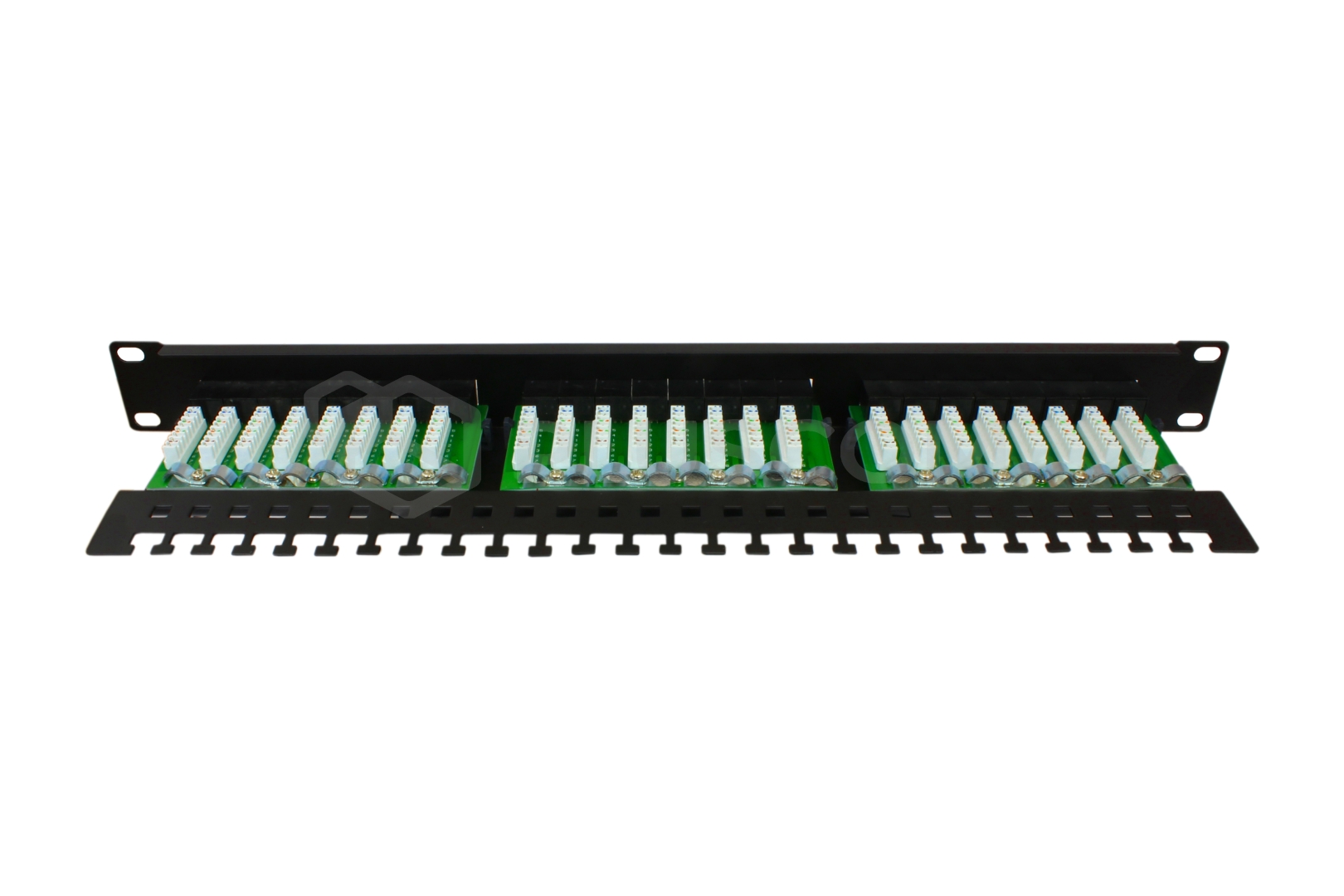 Patch panel UTP 24x 8P8C (RJ45) 1U