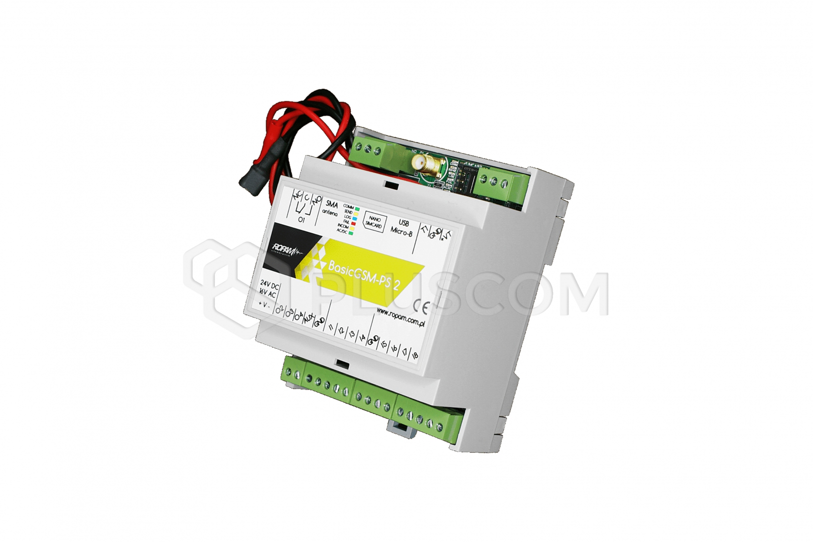 Ropam BasicGSM -PS-D4M 2 GSM notification and control module with power ...
