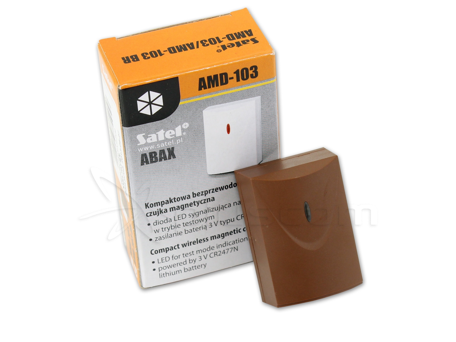 Satel AMD-103 BR Compact wireless magnetic detector for ABAX systems