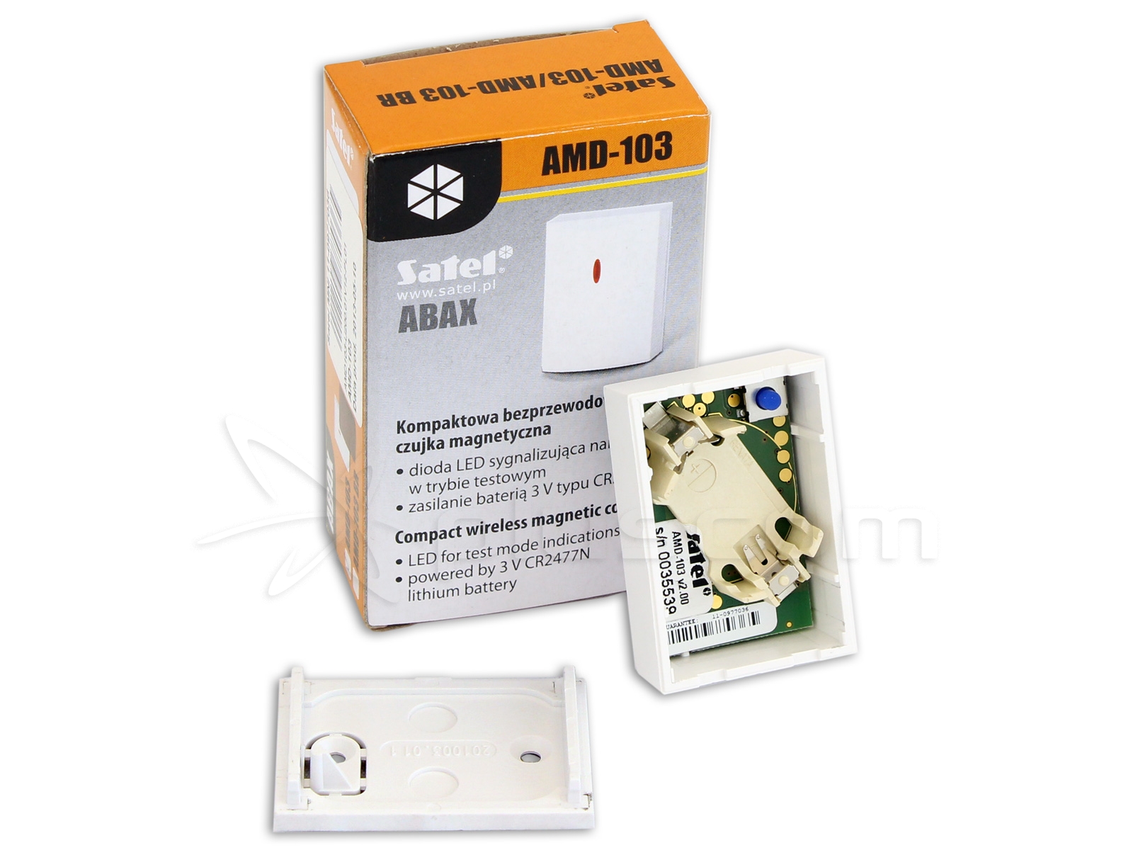 Satel AMD-103 Compact wireless magnetic detector for ABAX systems