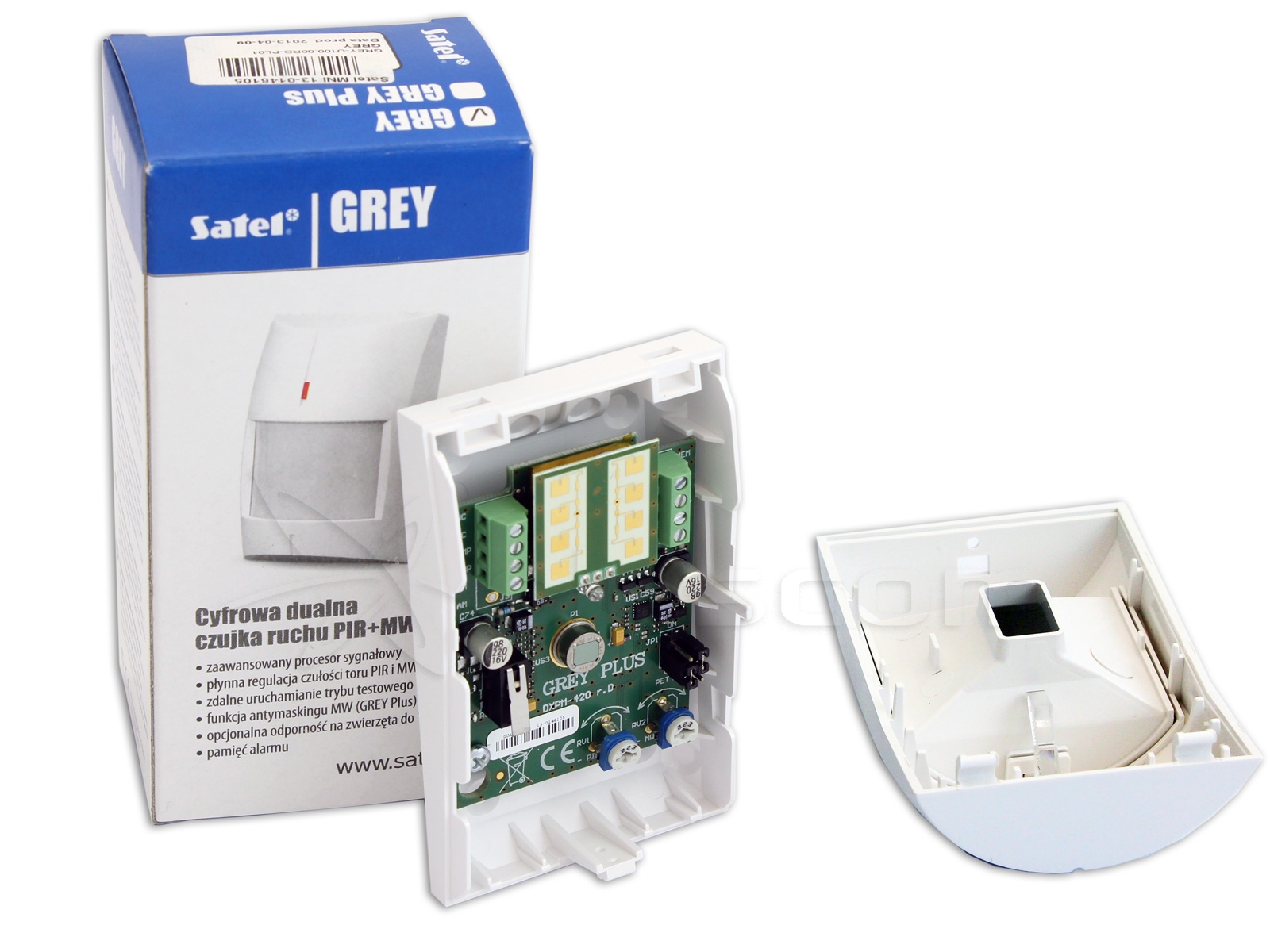 Satel GREY Compact dual technology PIR+MW detector