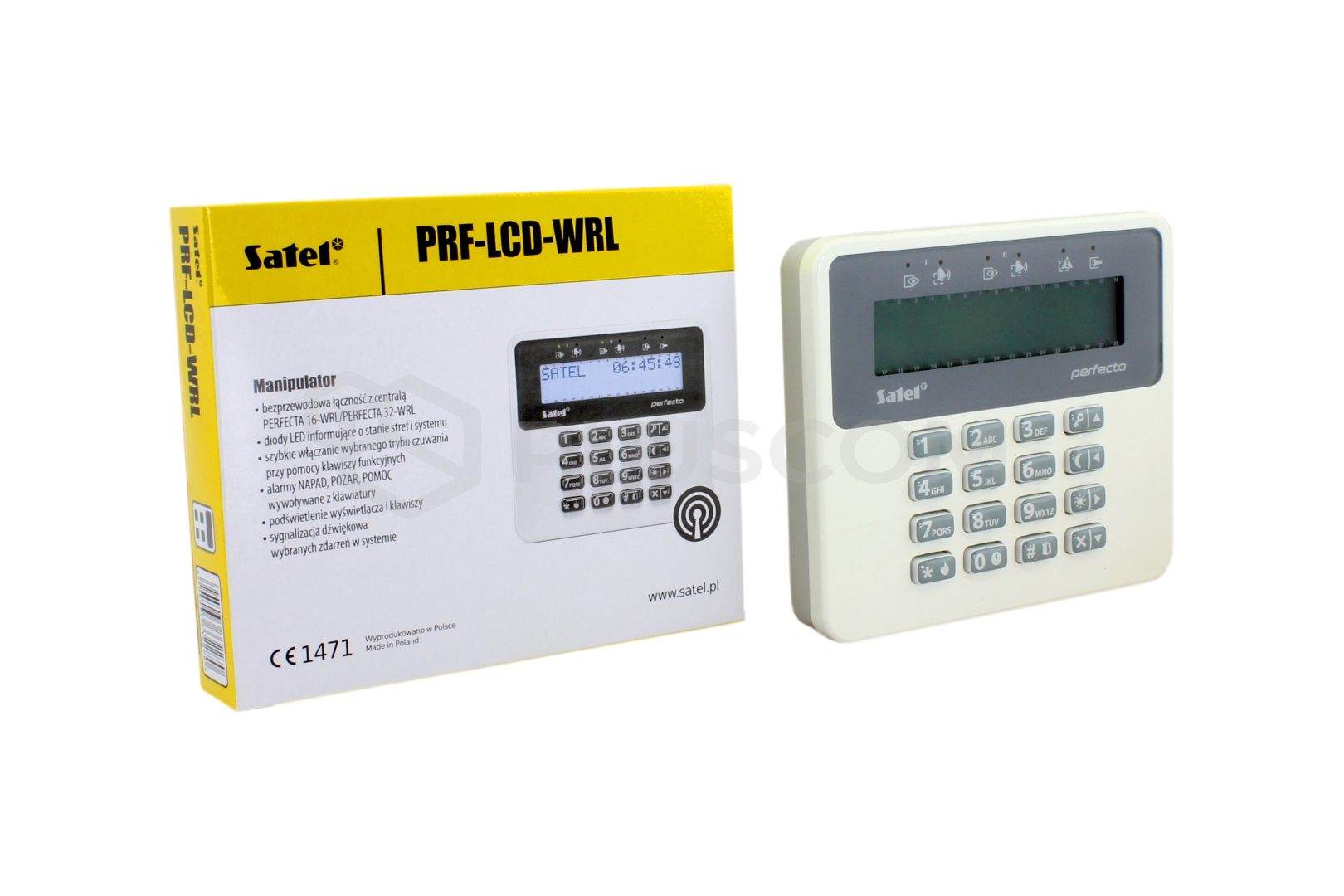 Satel PRF-LCD-WRL Wireless LCD keypad