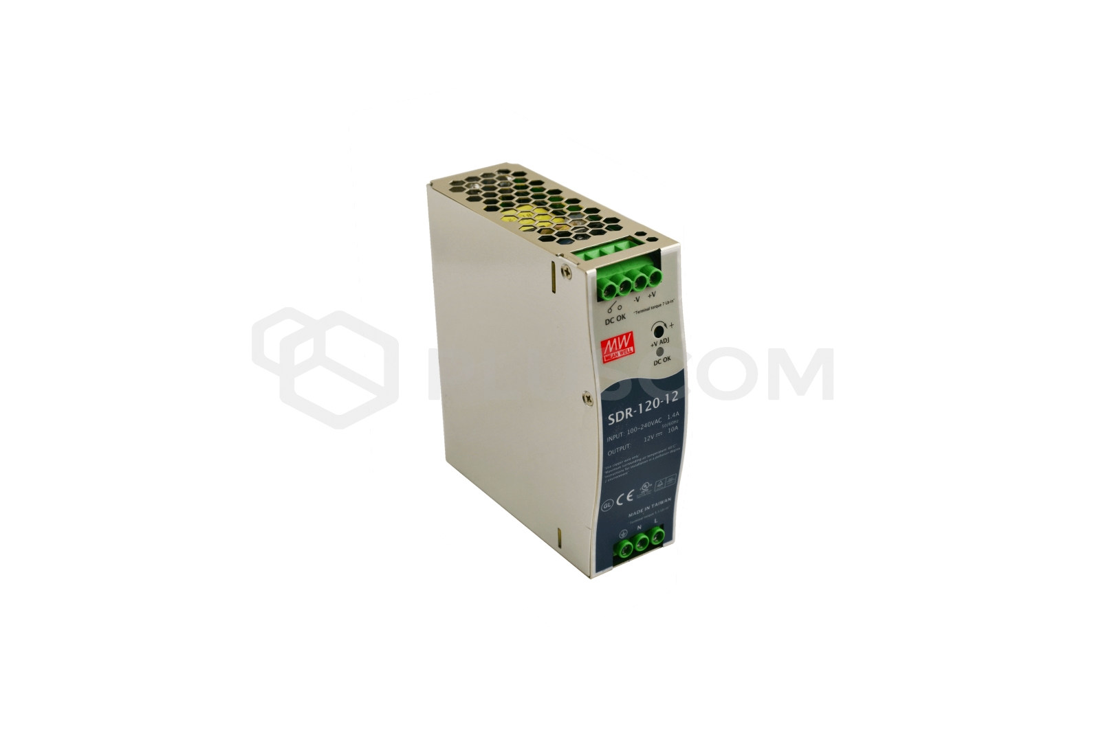 SDR-120-12 Mean Well 12V/10A/120W DIN rail power supply