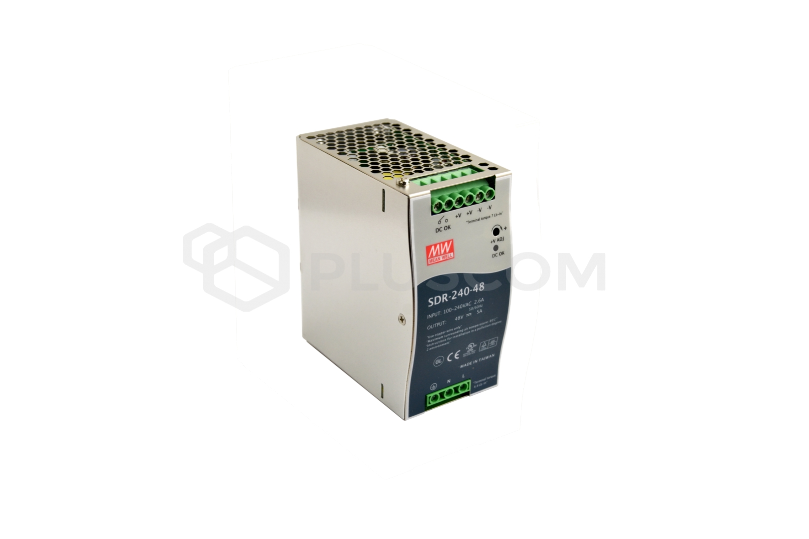 SDR-240-48 Mean Well 48V/5A/240W zasilacz na szynę DIN