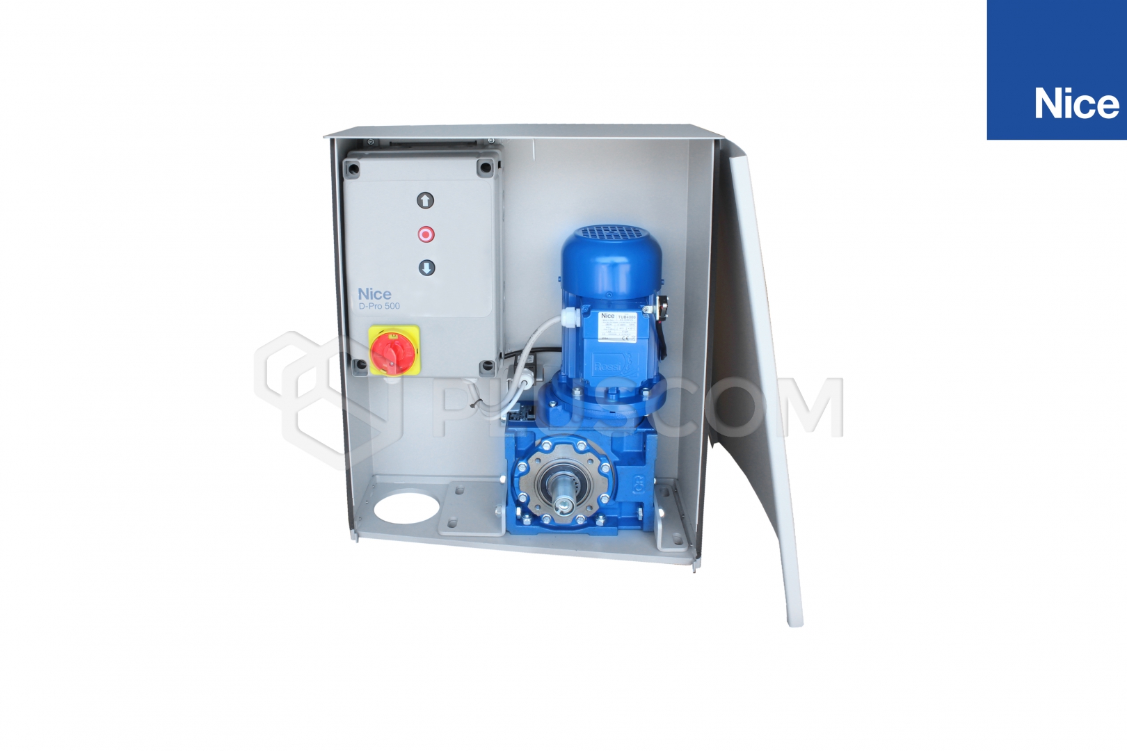 Nice TUB 4000 Irreversible motor, with built-in D-PRO 500 control unit