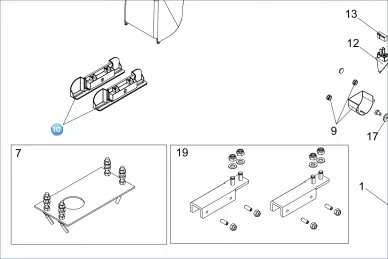 Faac 6020663 Genius screw magnets